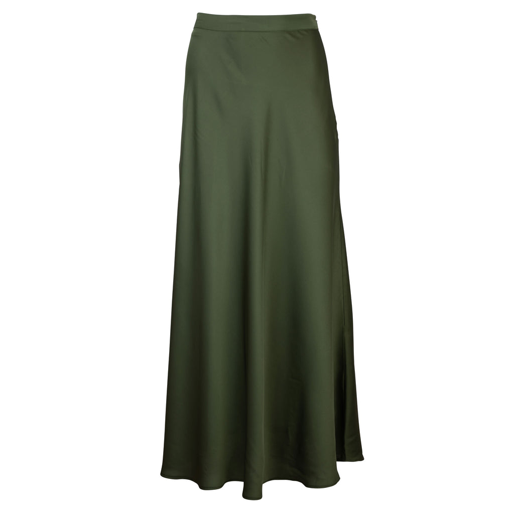 Celina's Green Satin Circle women's modest skirt – Dress Code