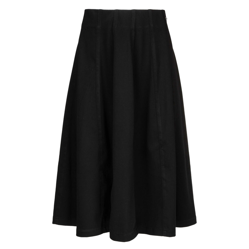 Profile NYC Black Stretch Denim Panel 27" women's modest skirt – Dress Code