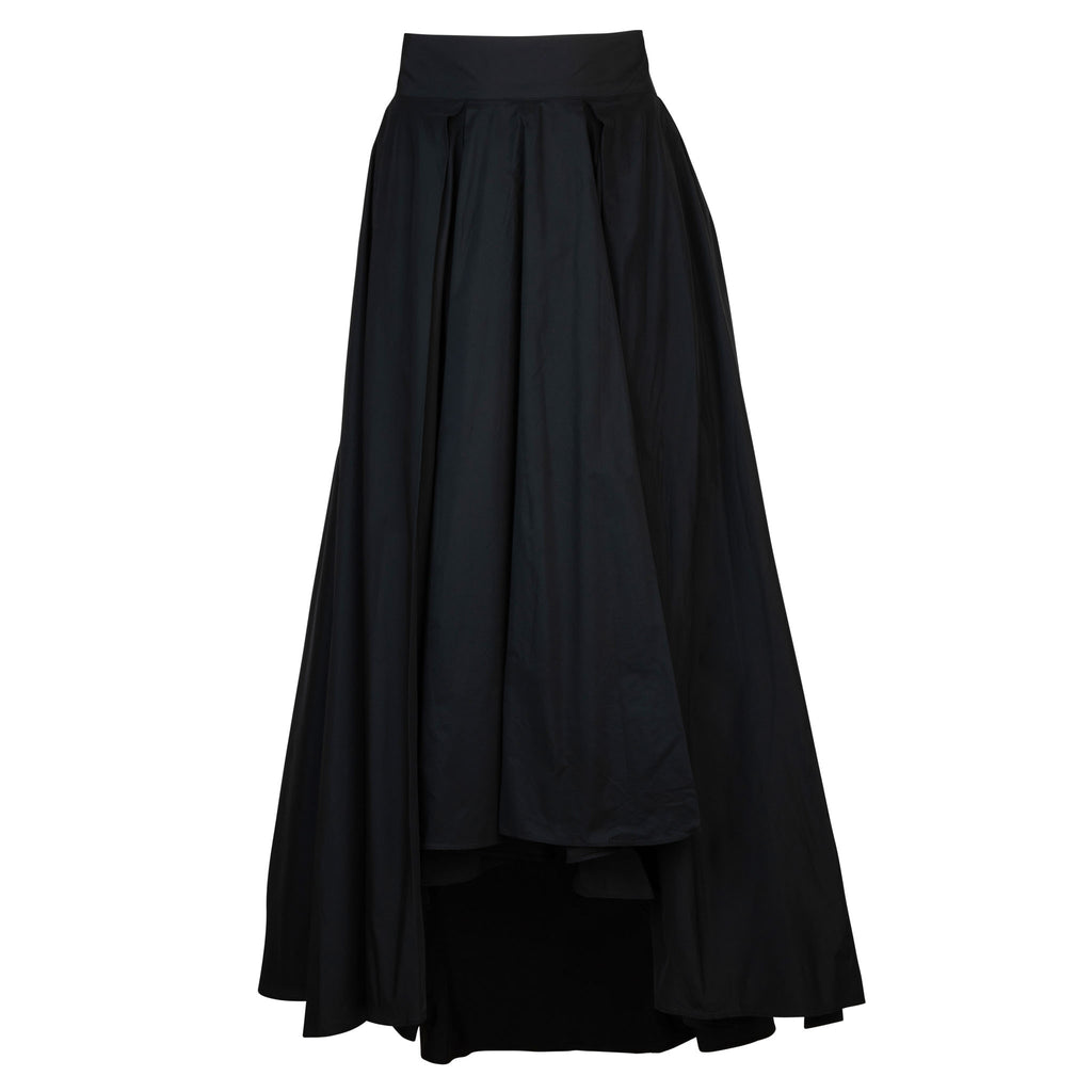 Barelli Black Pleated Tafetta women's modest skirt – Dress Code