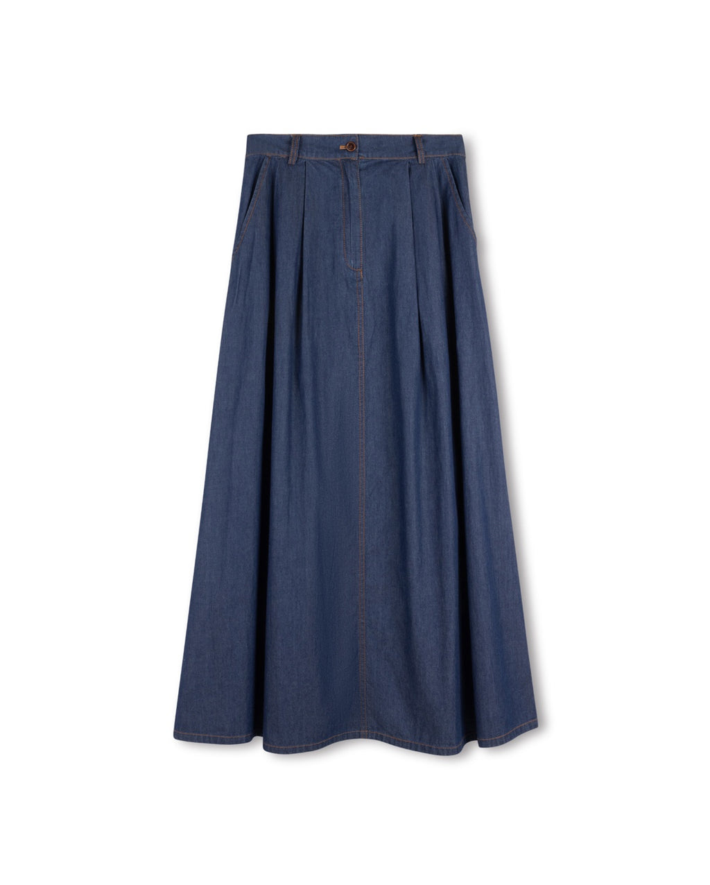 Slate Blue Denim Becky 36" women's modest skirt – Dress Code